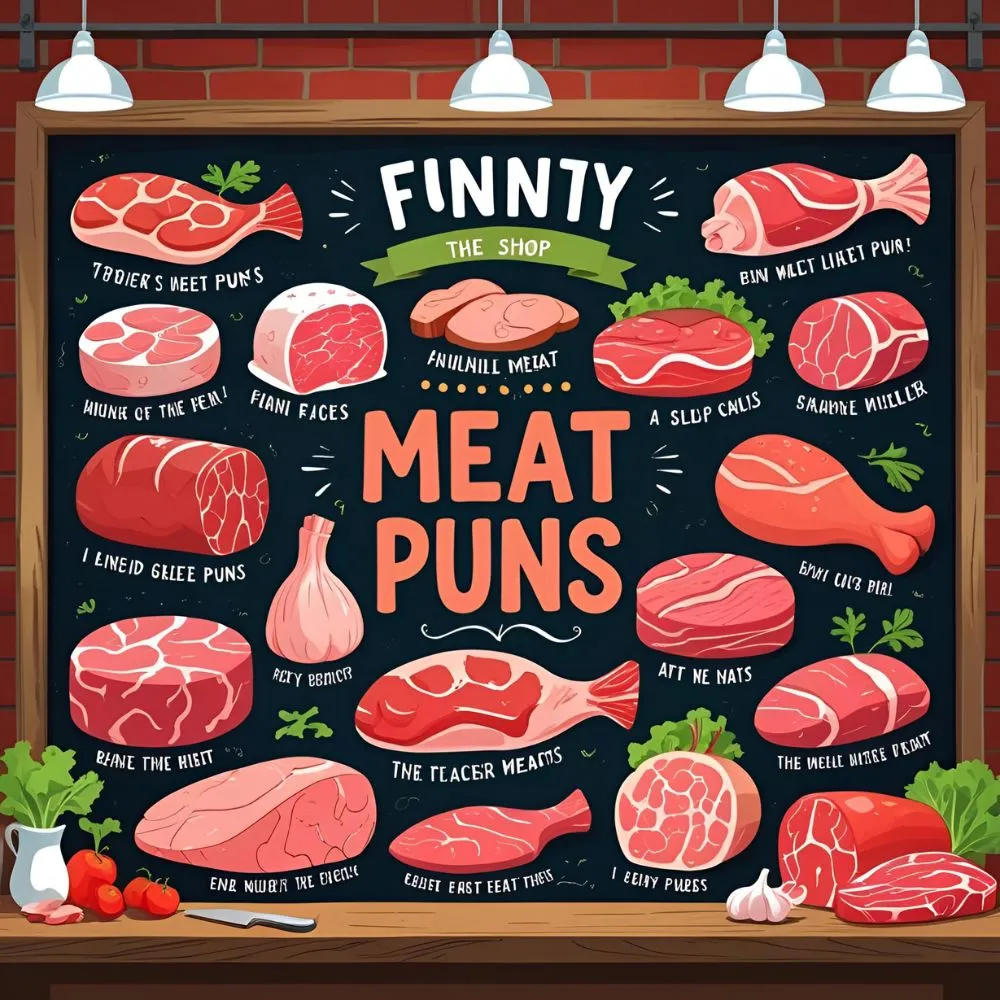 970+Meat Puns 🥩: The Juiciest Wordplay to Sink Your Teeth